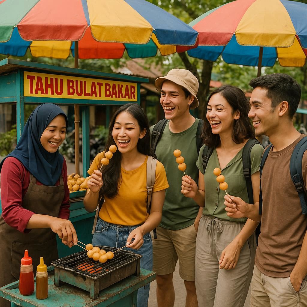 Tahu Bulat Bakar Lombok – Camilan Jalanan Pedas Gurih yang Lagi Hits