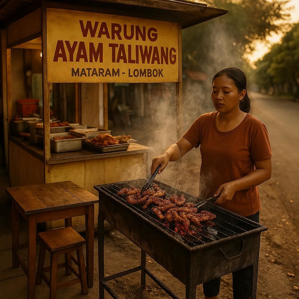 Warung Legendaris Taliwang di Pinggir Jalan Raya Mataram – Kuliner ...
