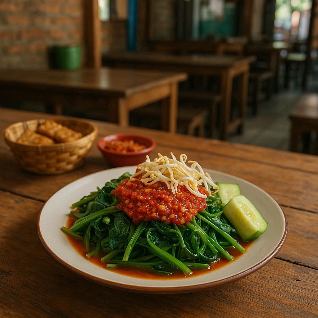 Wisata Kuliner Plecing Kangkung Asli di Cakranegara – Lombok Permata